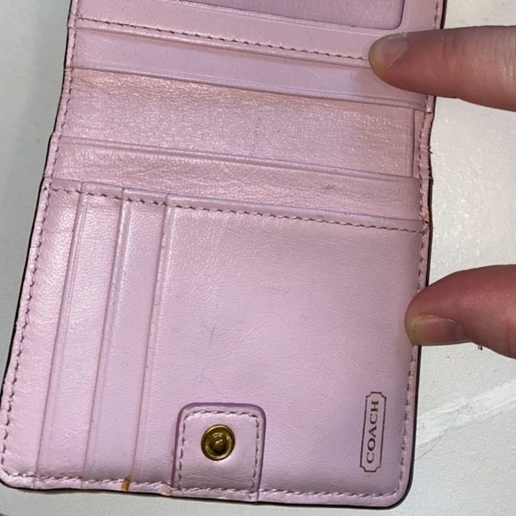 Coach | Bags | Coach Signature Wallet Pink Bifold | Poshmark
